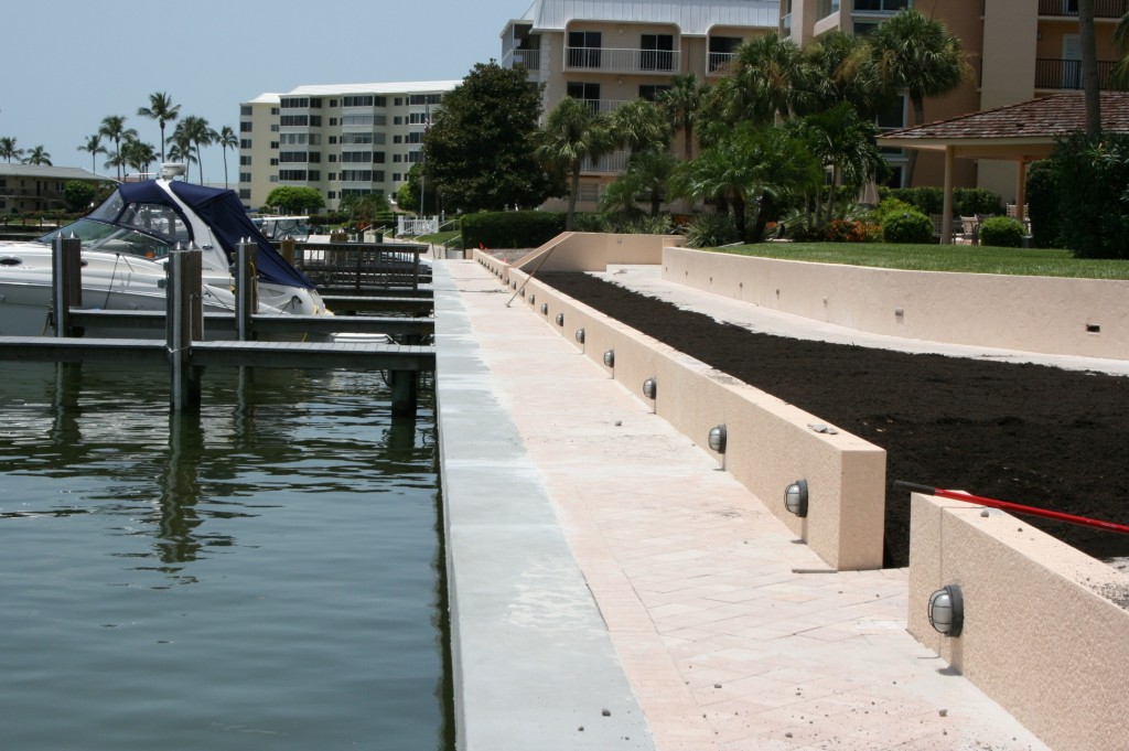 Concrete Seawall @ Garland Marine Construction